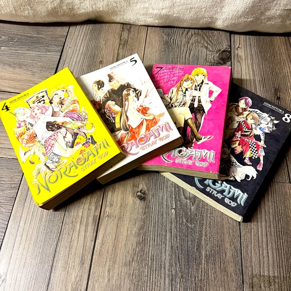 Manga | Other | Noragami Stray God Series Vol 4 5 7 8 4 Books ...